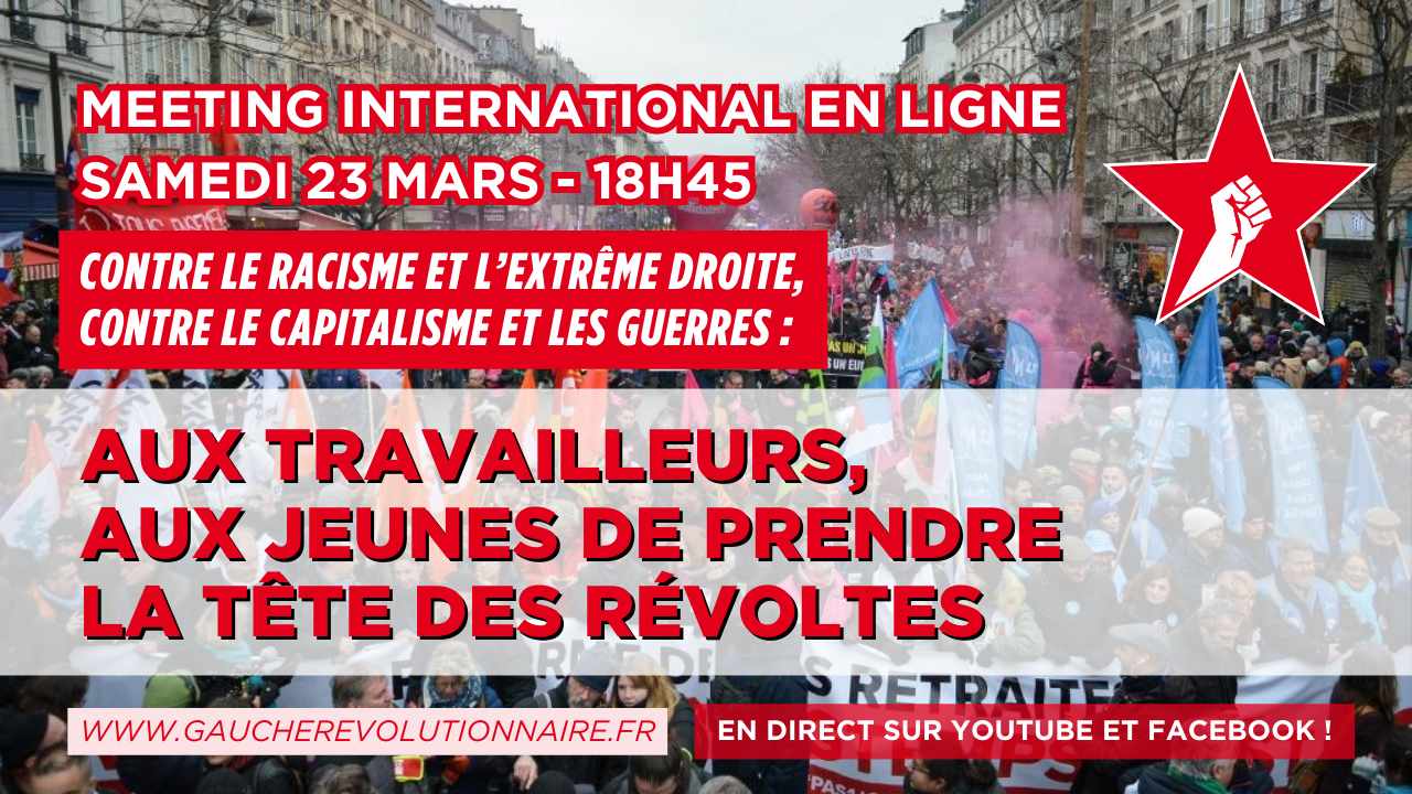 Succès de la conférence nationale de la Gauche Révolutionnaire ...